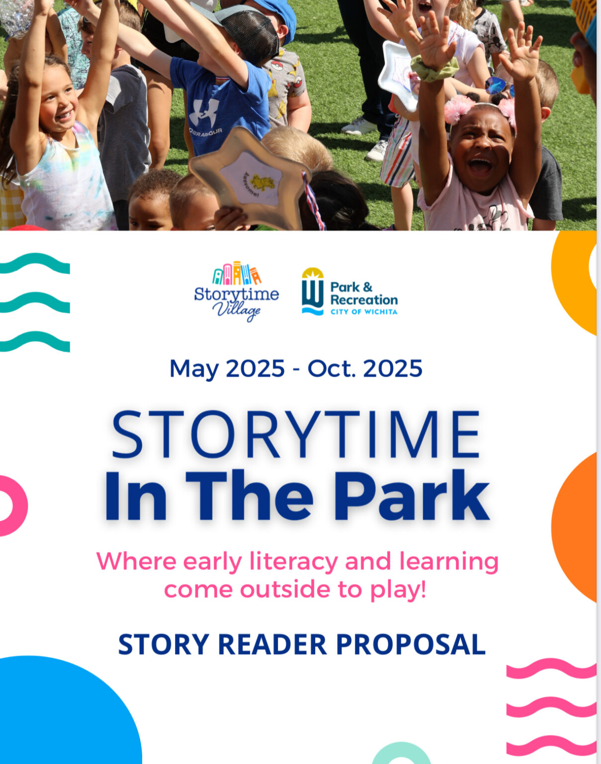 Storytime at Naftzger Park in Downtown Wichita: FREE