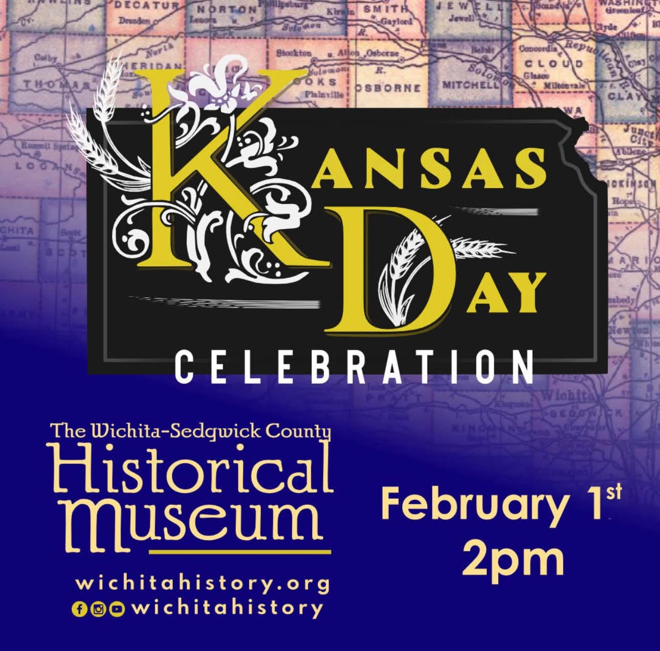 Kansas Day Celebration at Wichita-Sedgwick Historical Museum
