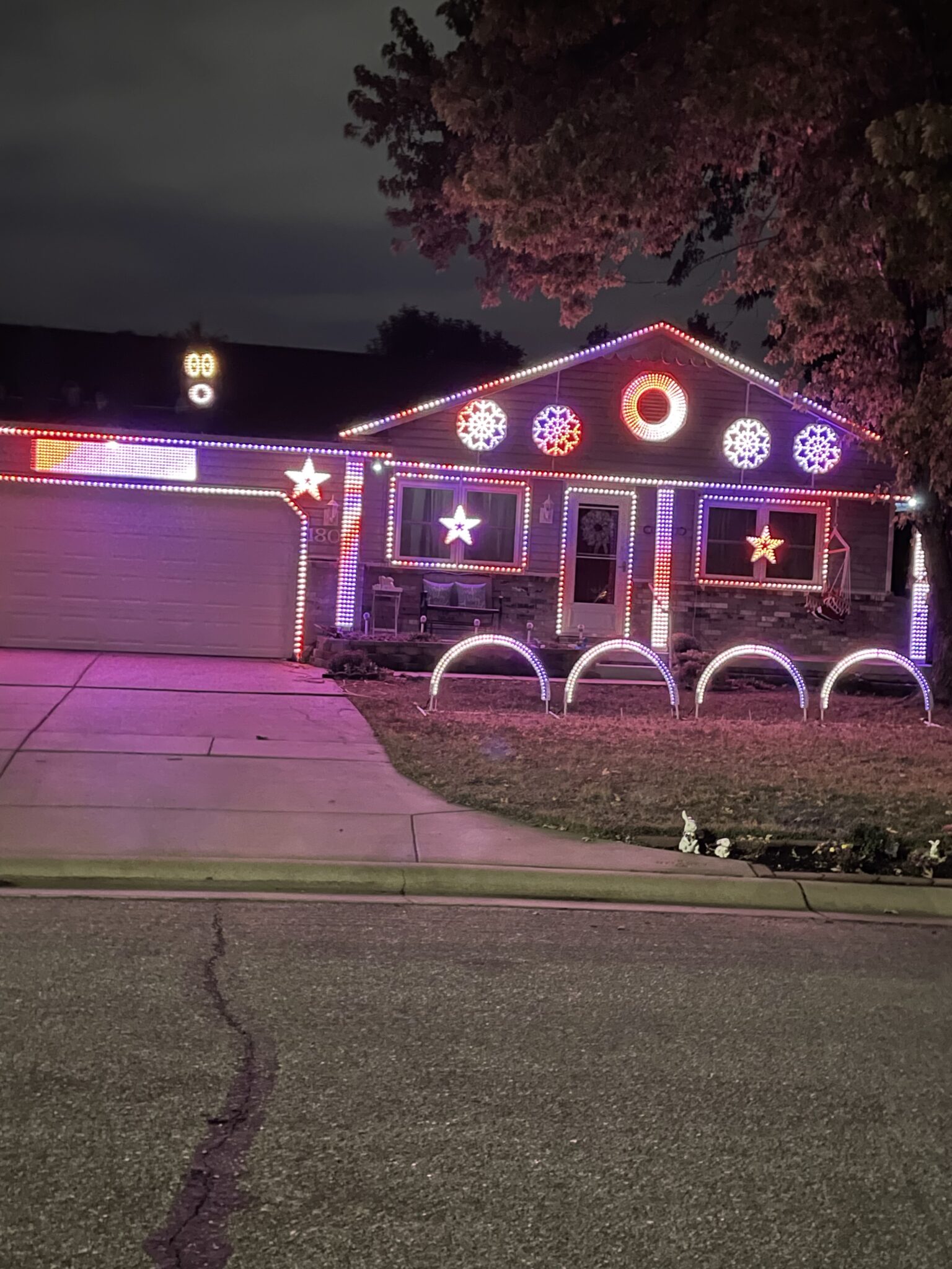 Free Halloween Displays to visit & Spooky Light Shows in Wichita