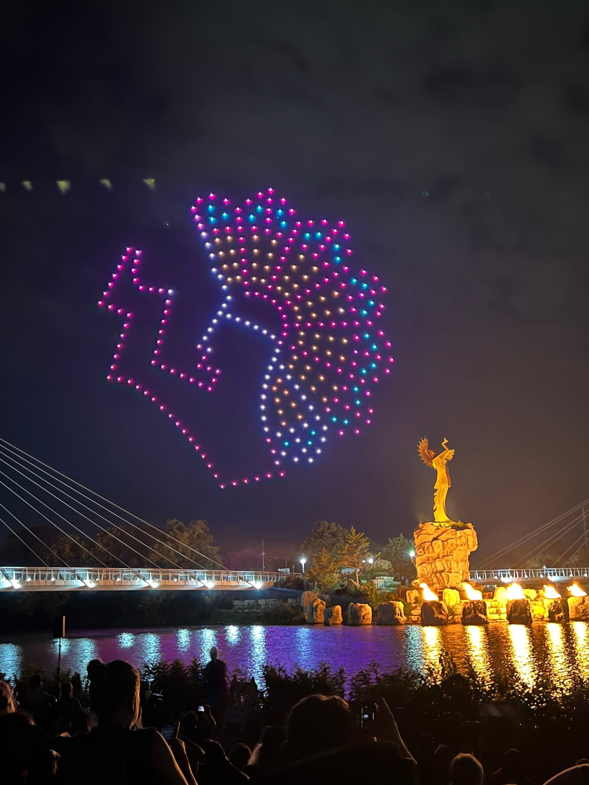 Drone Light Festival at Exploration Place 2025 Wichita, KS