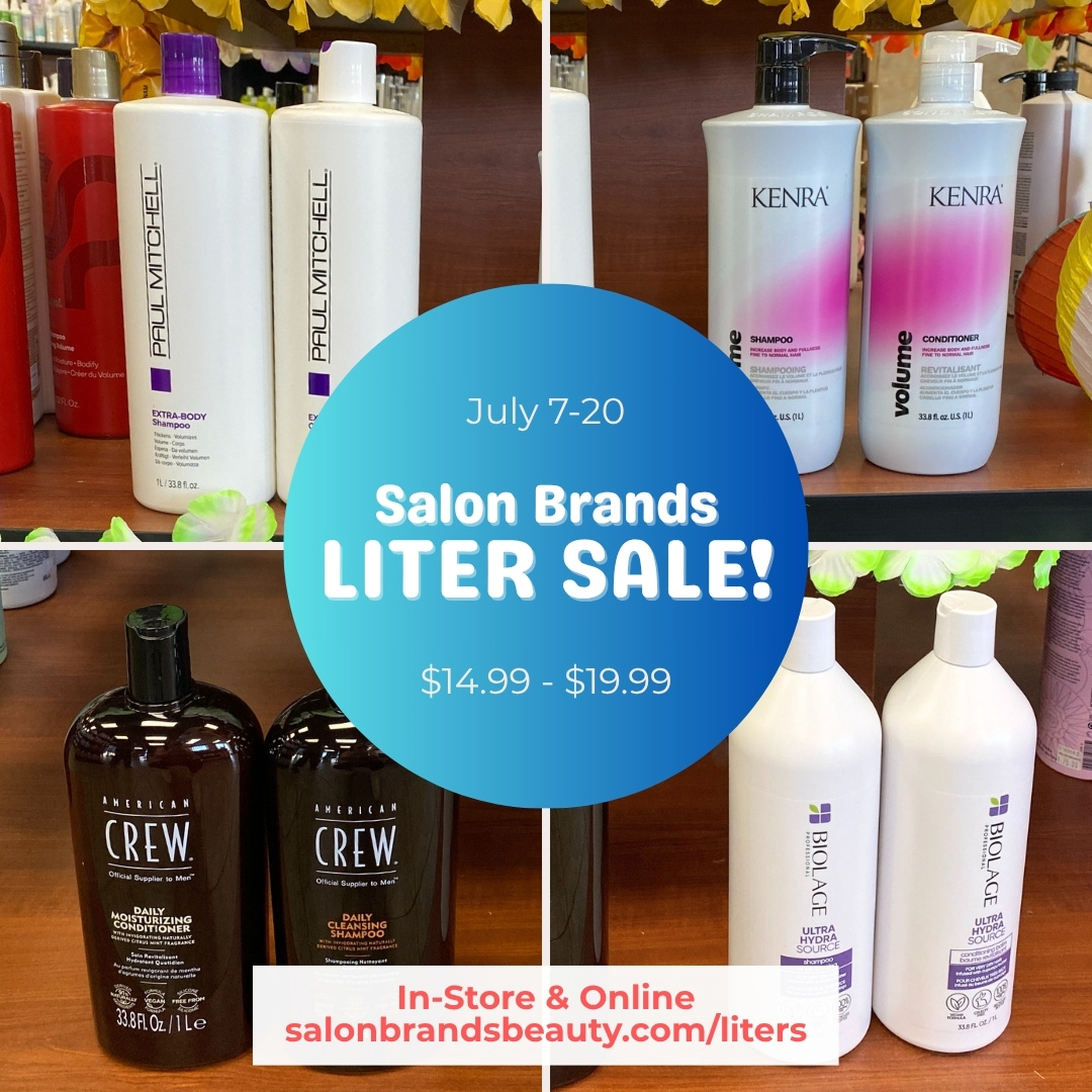 Salon Brands Liter Sale: Shampoo & Conditioner Deal Wichita