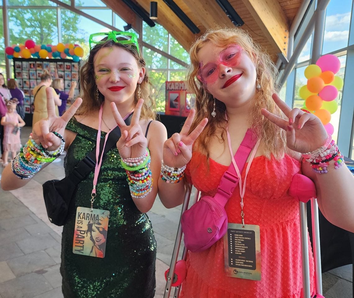 Taylor Swift Laser Show at Exploration Place in Wichita 2024