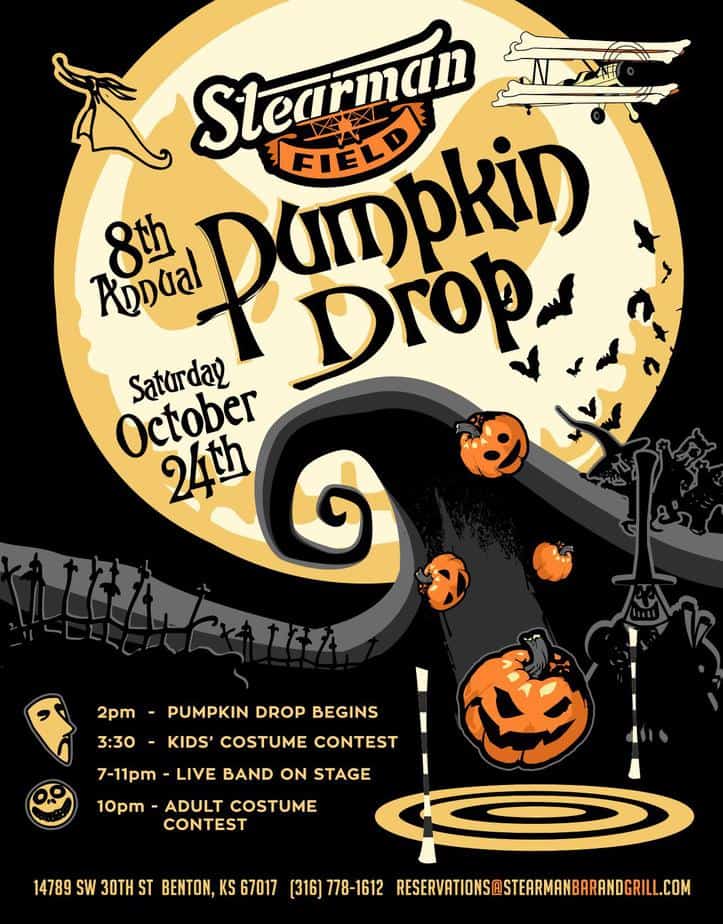 Annual Pumpkin Drop at Stearman Field
