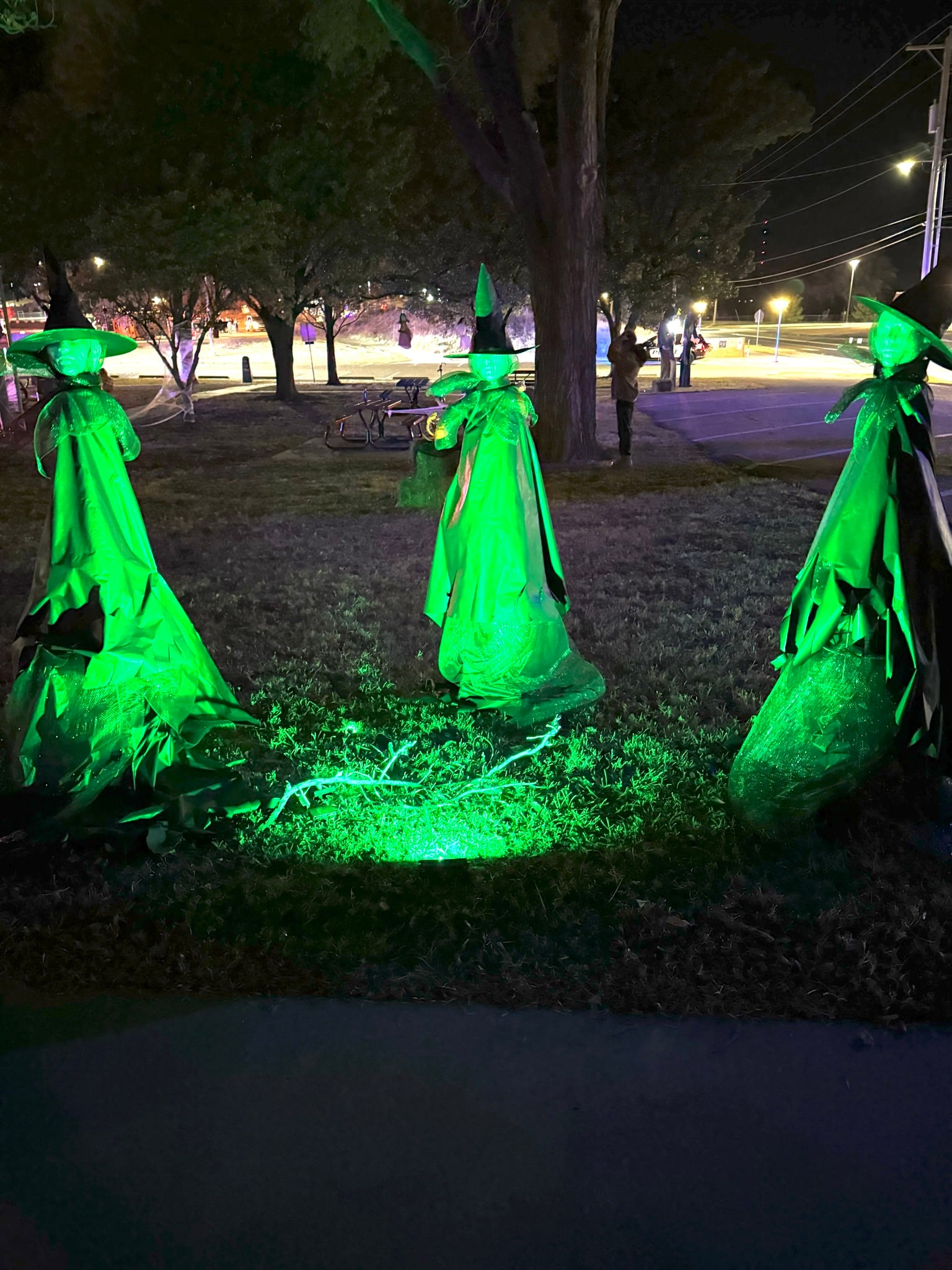 Free Halloween Displays to visit & Spooky Light Shows in Wichita