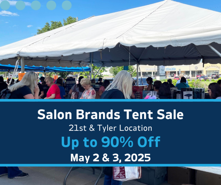 Salon Brands Tent Sale